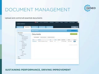 Geneo software overview | PDF