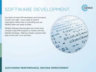 Geneo software overview | PDF