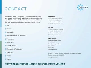 Geneo software overview | PDF