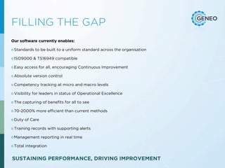 Geneo software overview | PDF