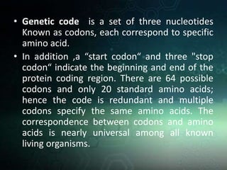 Gene structure and function | PPTX