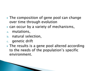 Gene pool | PPTX