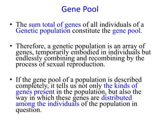 Gene Pool Example