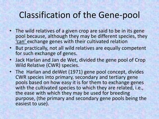 Gene pool concept for breeding purpose | PDF