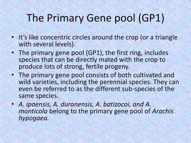 Gene pool concept for breeding purpose | PDF | Genetics | Science