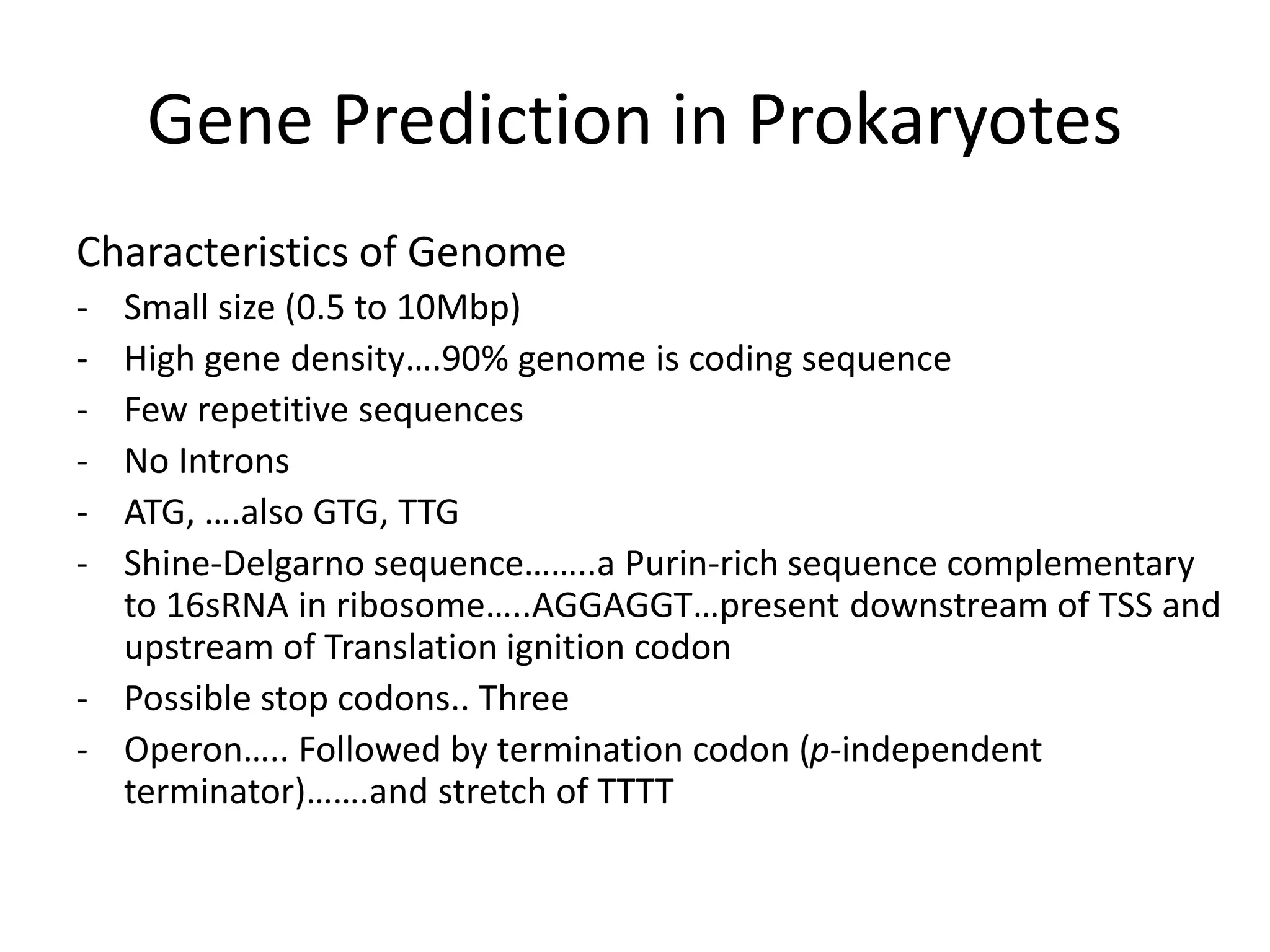 Gene Prediction | PPTX