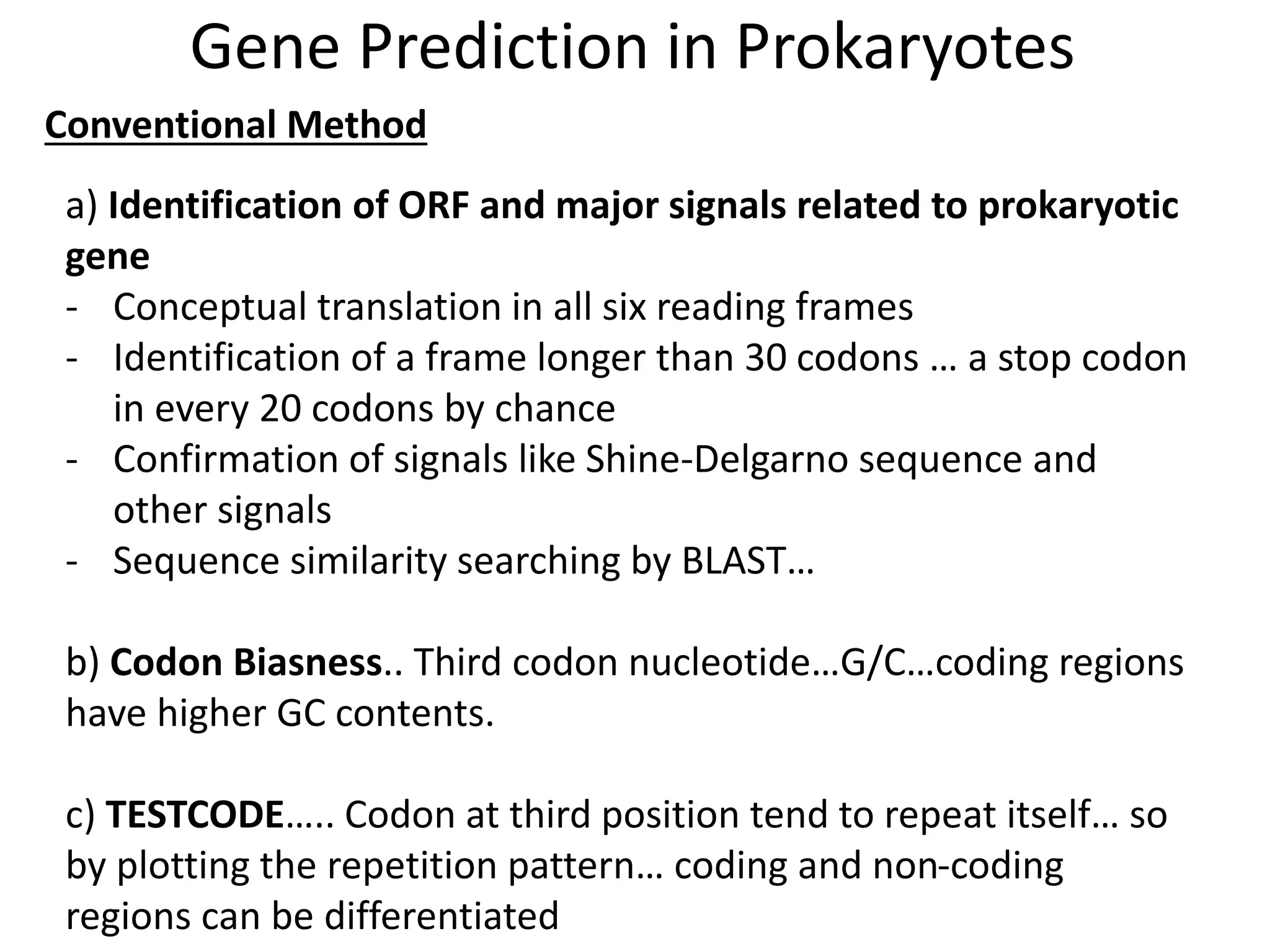 Gene Prediction | PPTX