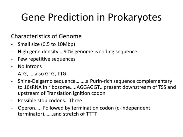 Gene Prediction | PPTX