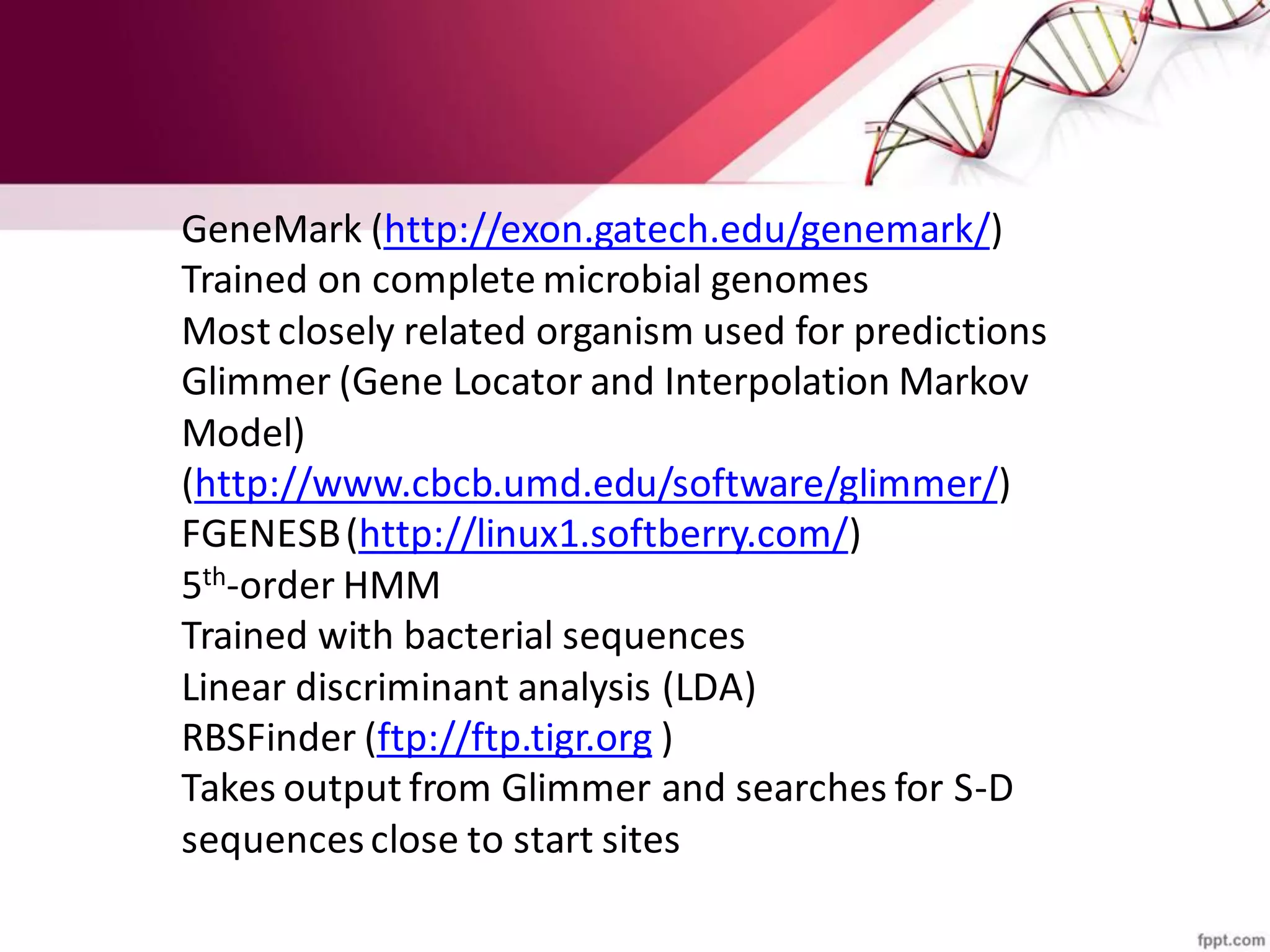 Gene prediction methods vijay | PDF