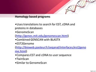 Gene prediction methods vijay | PDF
