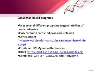 Gene prediction methods vijay | PDF