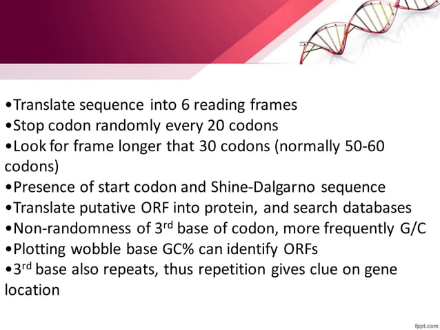 Gene prediction methods vijay | PDF | Genetics | Science