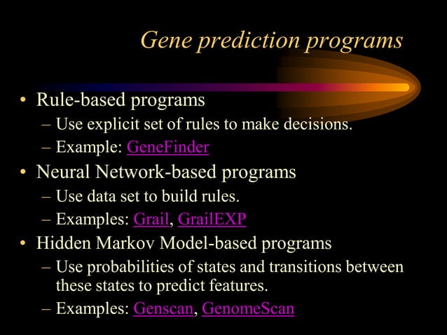 Gene prediction method | PDF