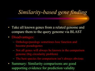 Gene prediction method | PDF