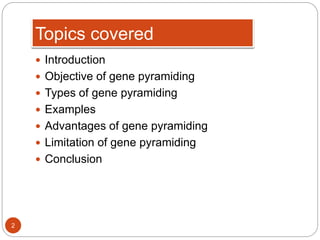 Gene pyramiding | PPTX
