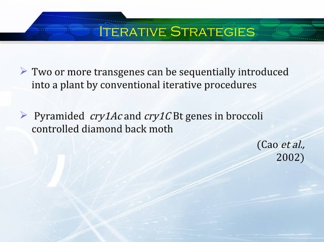 Genepyramiding for biotic resistance | PPT