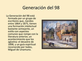 Generación 98 | PPTX