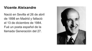 Generación del 27 | PPTX