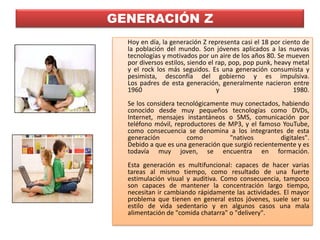 Generación x, y, z. | PPTX