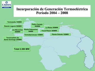 Generacion Cadafe | PDF