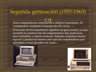 Generacion de computadoras | PPTX
