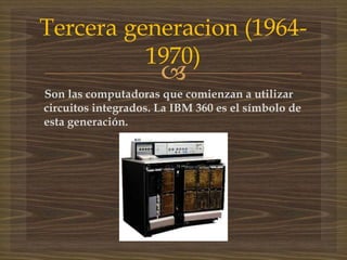 Generacion de computadoras | PPTX