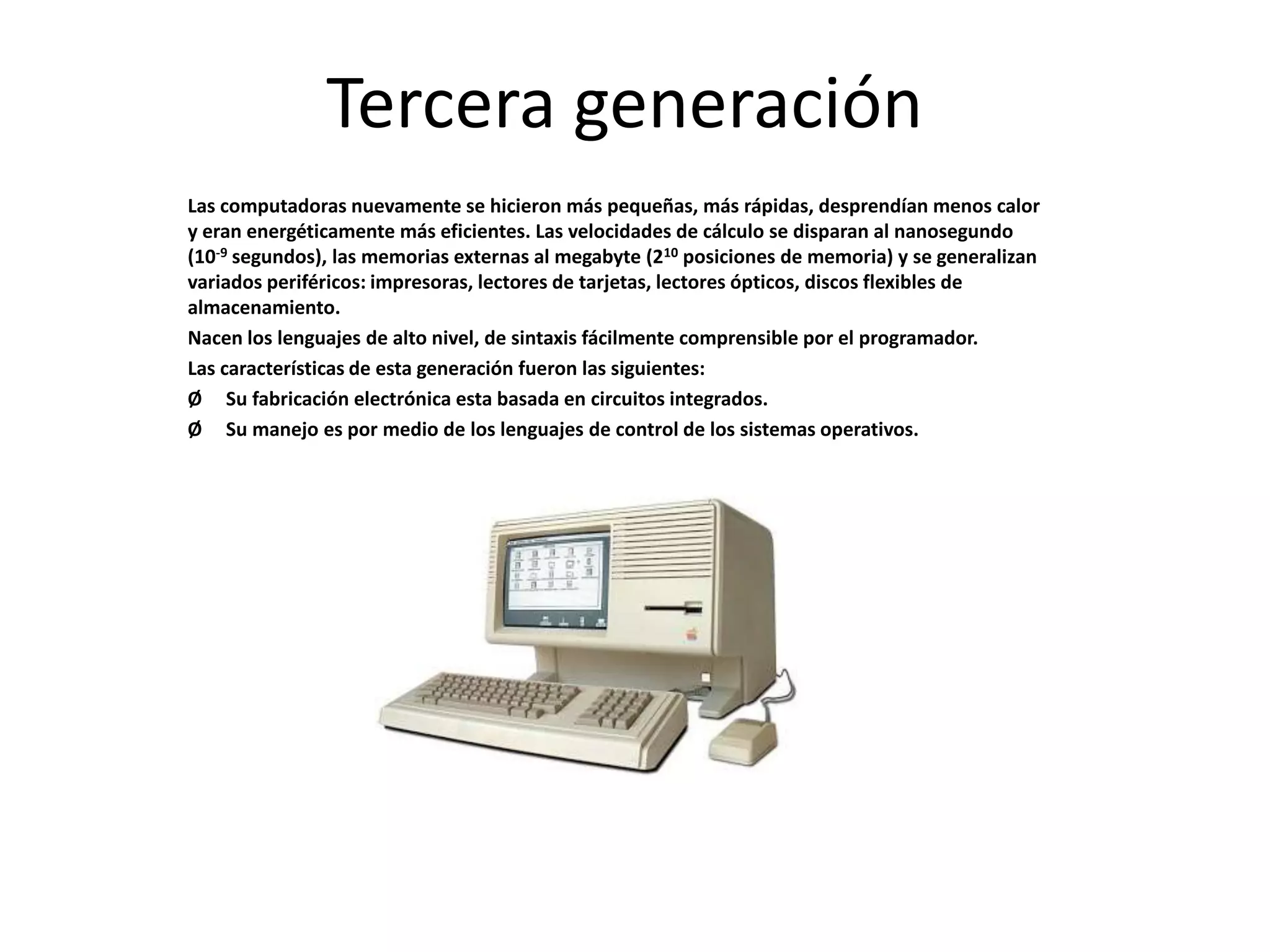 Generacion de las computadoras | PPTX | Computing | Technology & Computing