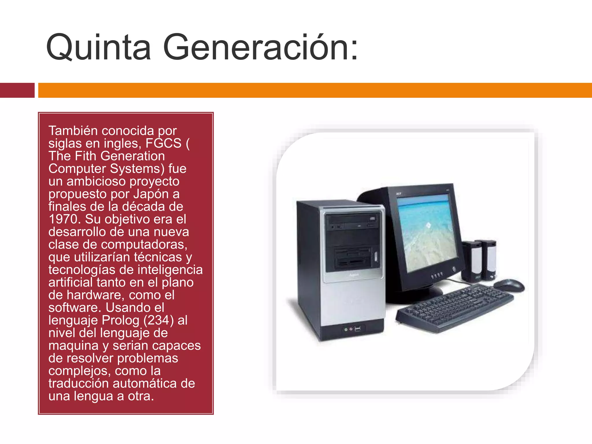 Generaciones de computadoras | PPT
