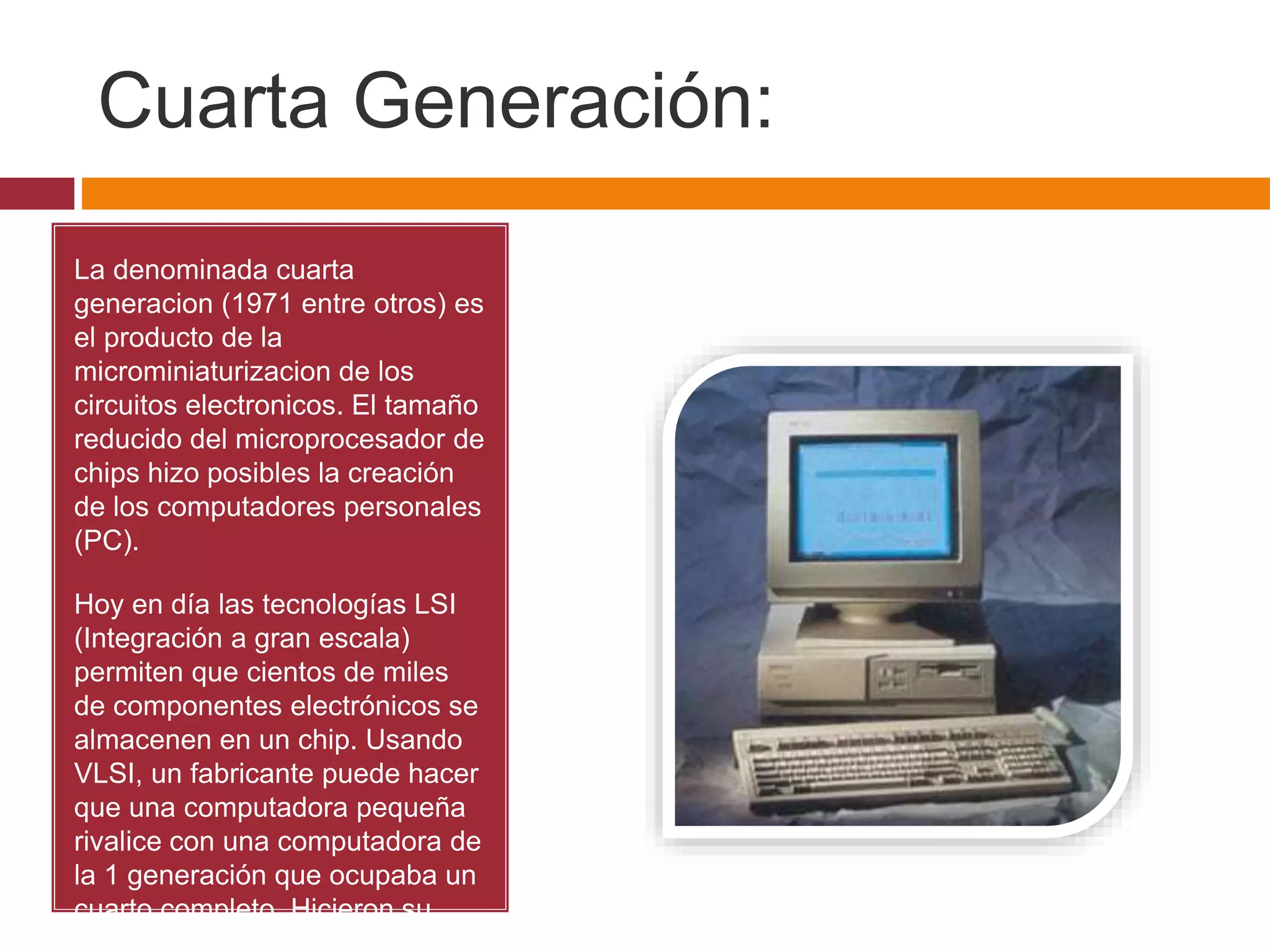 Generaciones de computadoras | PPT