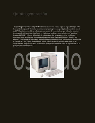 Generaciones de-la-computadora1 | DOCX