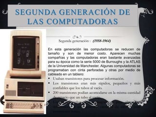 Generaciones de las computadoras | PPTX