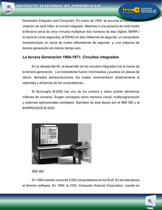 Generaciones de las computadoras 6 generaciones .pdf
