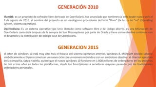 Generaciones de sistema operativos | PPTX