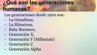 Generacion x,y,z | PPTX