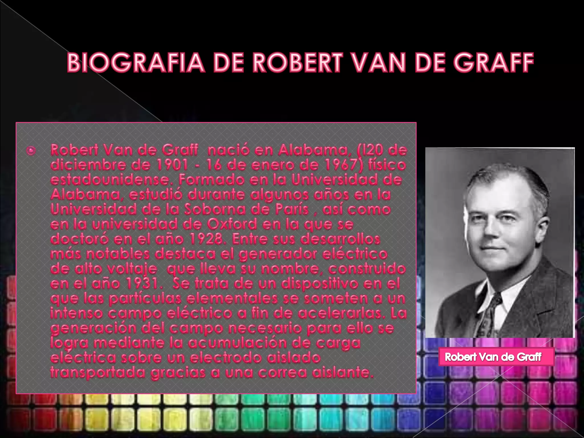 Generador de van de graaff | PPTX