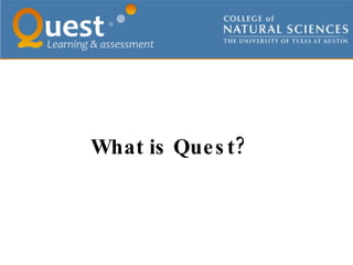 Quest overview with quick tour | PPT