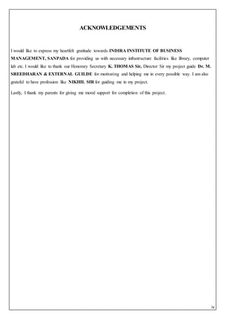 GENERAL MANAGEMENT PROJECT ON BANK OF BARODA | DOCX