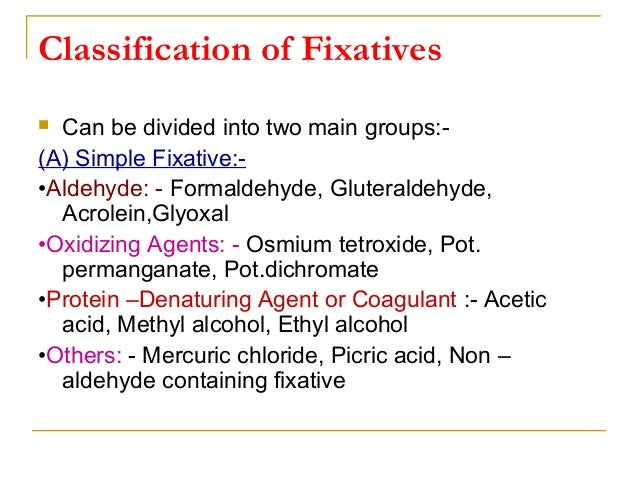 General 1 fixatives cytology