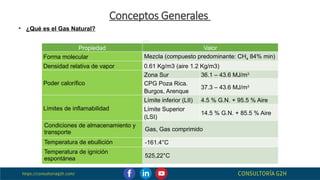 Cadena de Valor de Gas Natural en el sector enegetico | PPTX