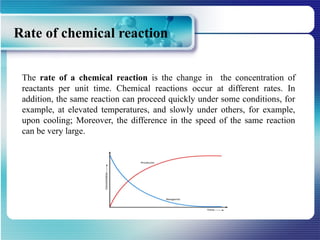 Rate of chemical reaction General презентация.pptx