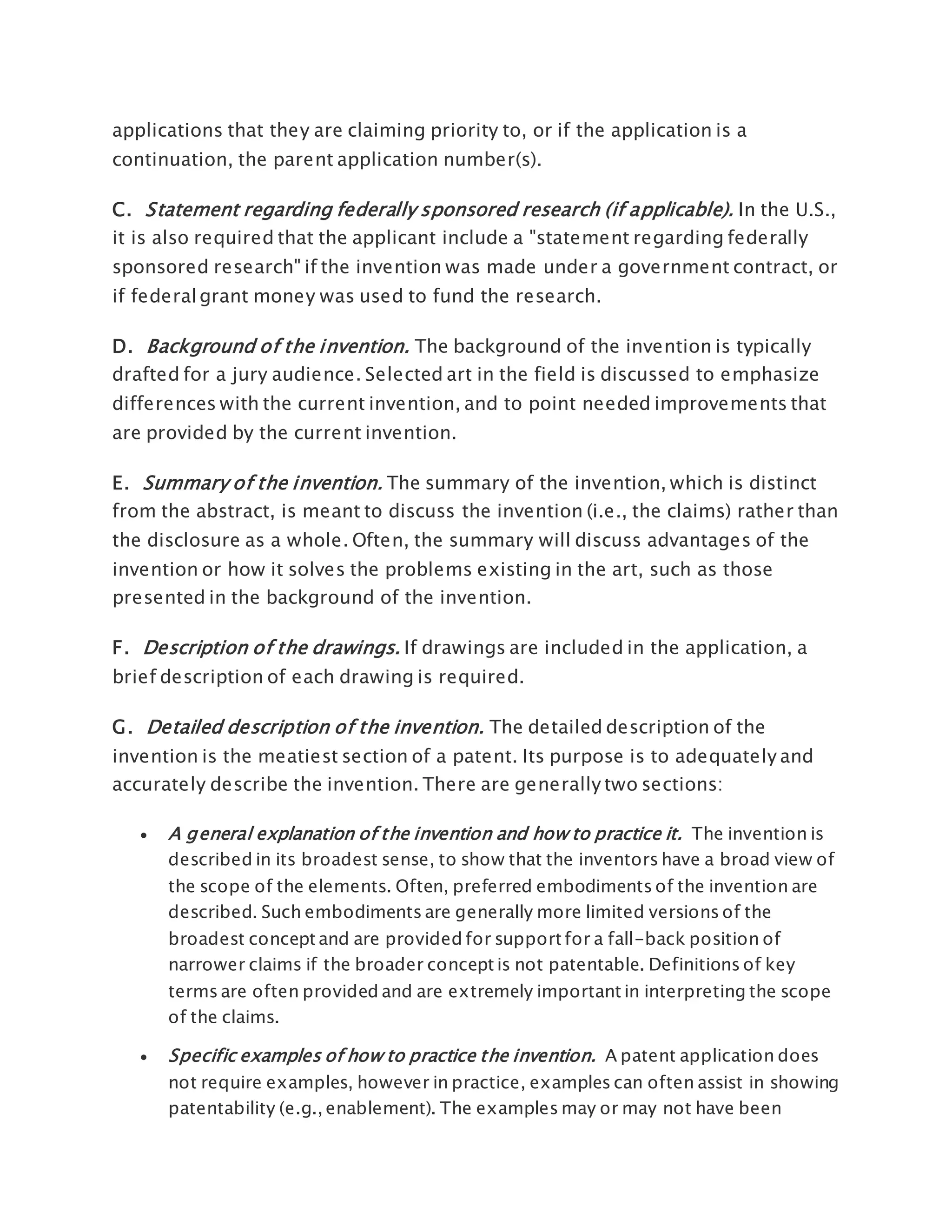General And Provisional Specifications Of Patents | PDF