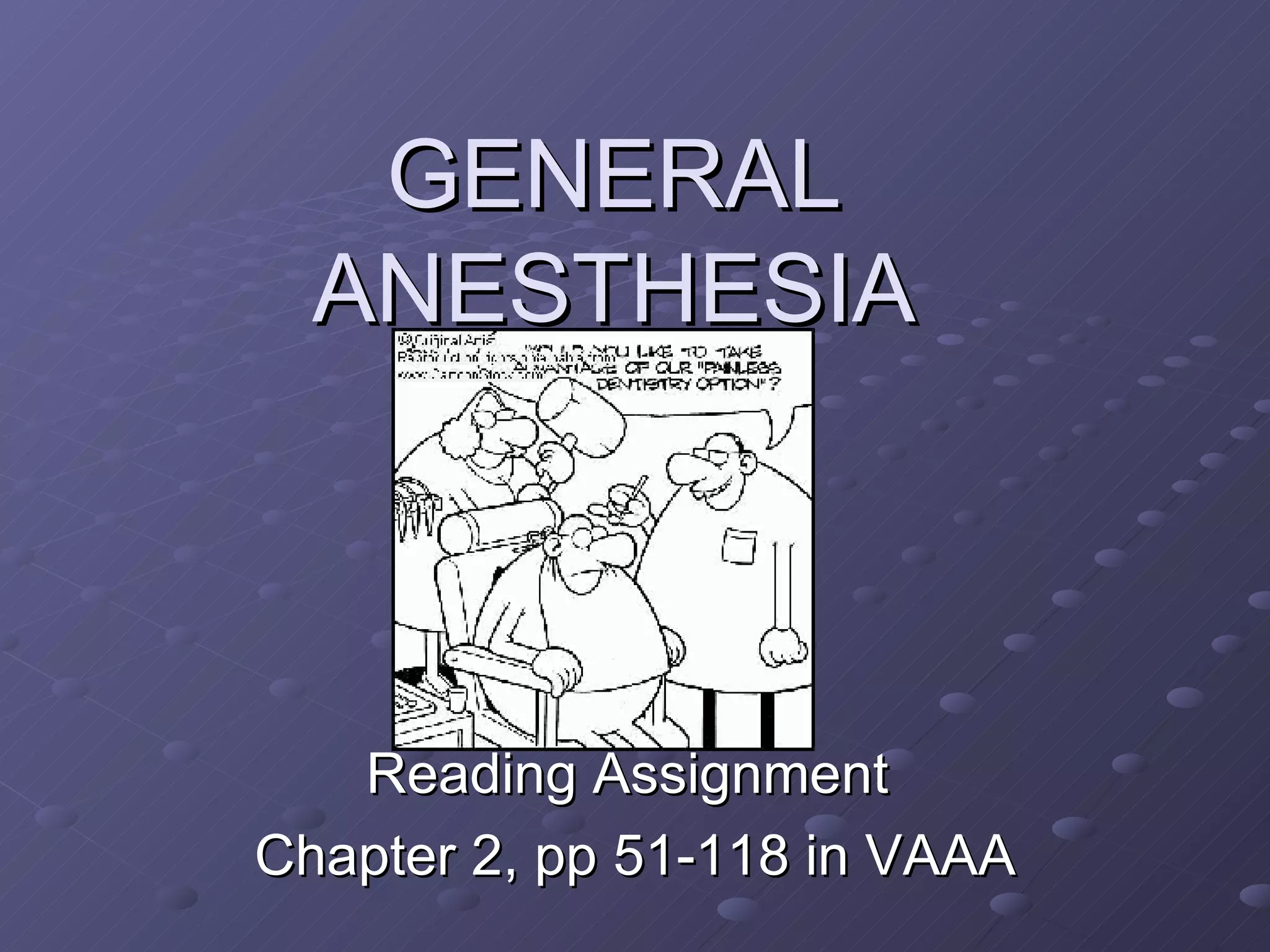 General Anesthesia | PPT
