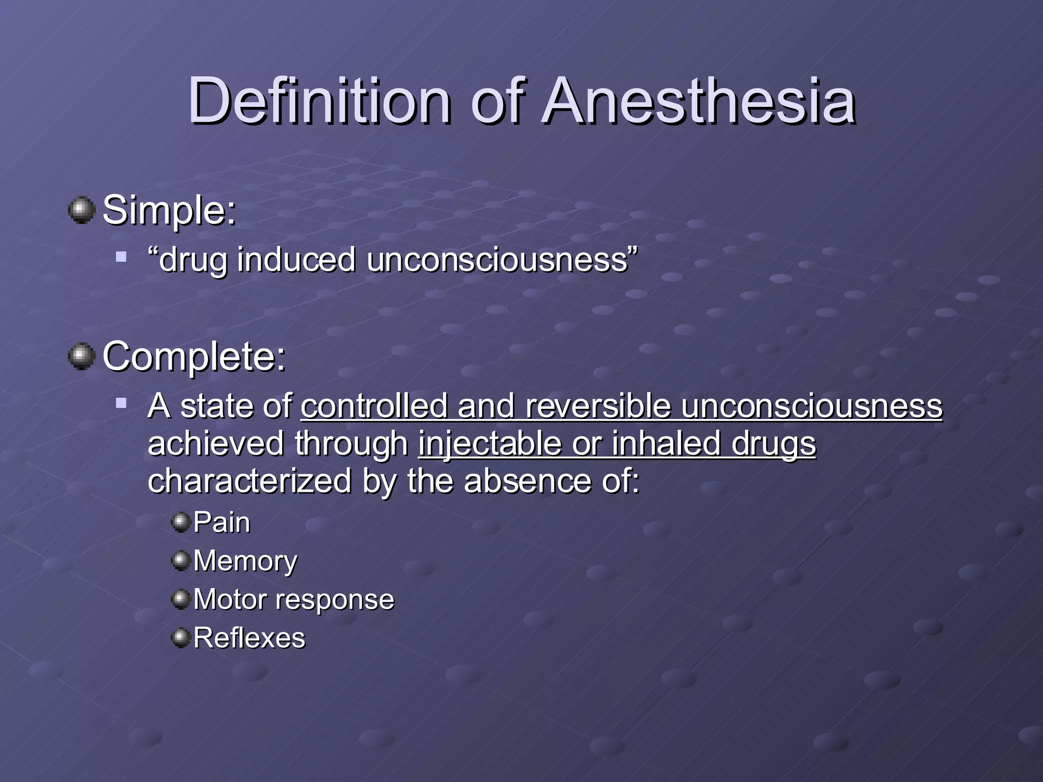 General Anesthesia | PPT