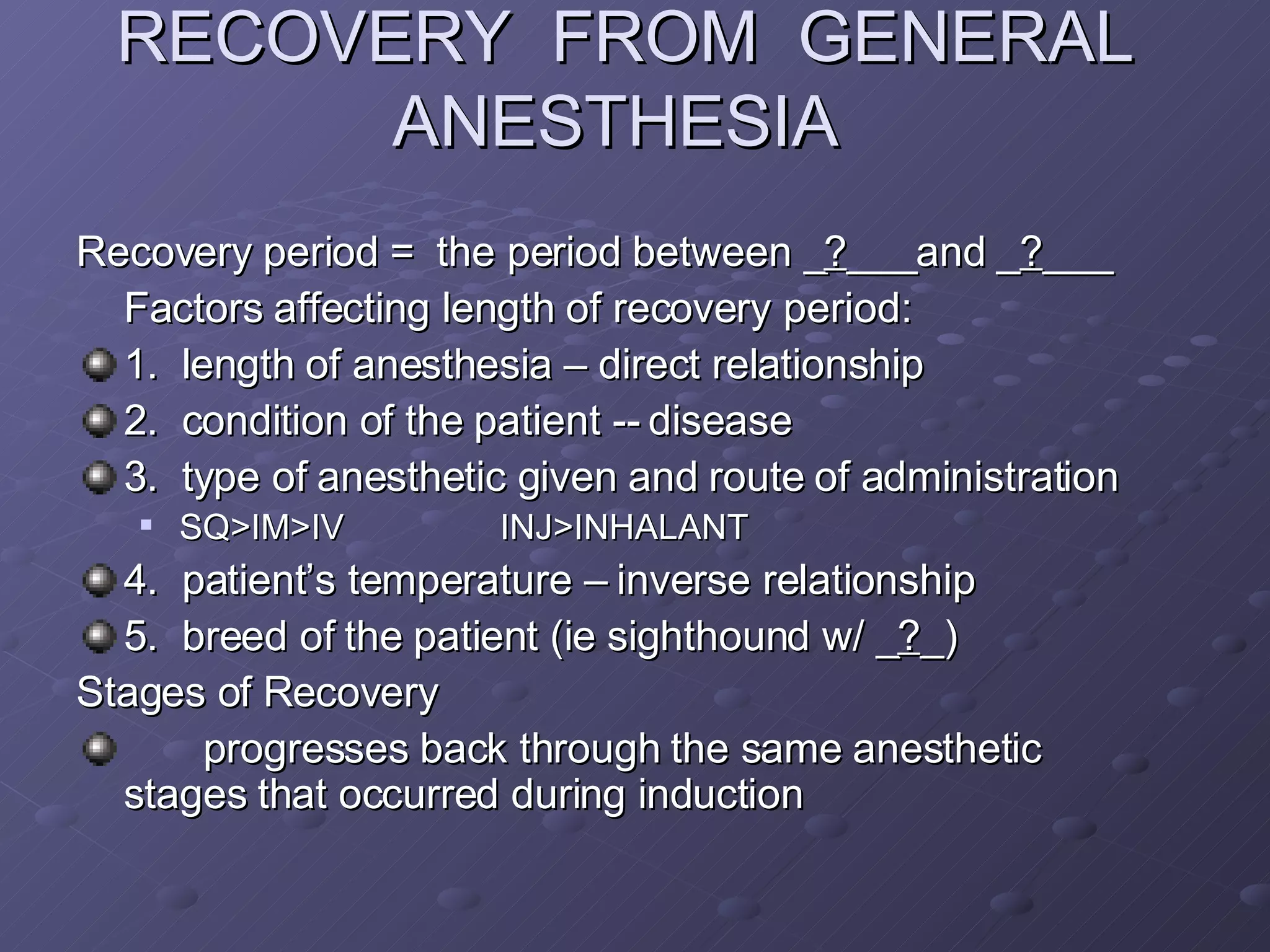 General Anesthesia | PPT