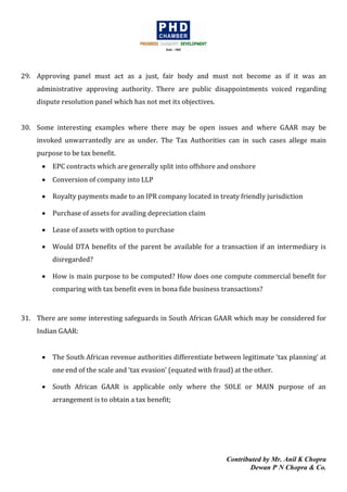 General anti-avoidance-rules-suggestions | PDF