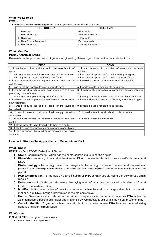 General biology-2-module-1-answers | PDF