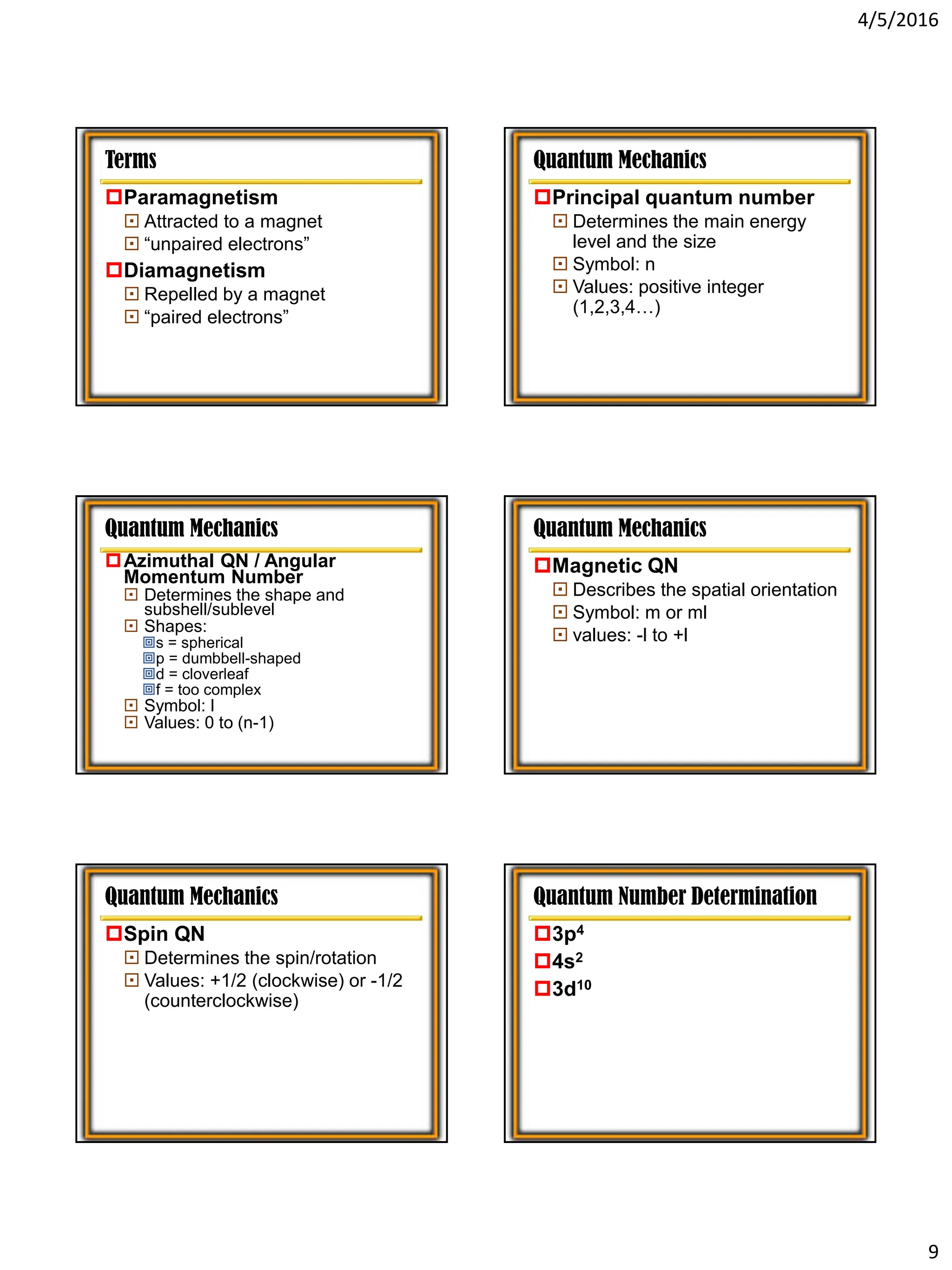 General Chemistry Handouts Introduction part | PDF