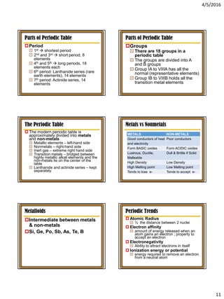 General Chemistry Handouts Introduction part | PDF | Chemistry | Science
