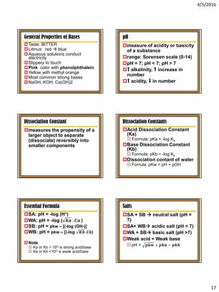 General Chemistry Handouts Introduction part | PDF