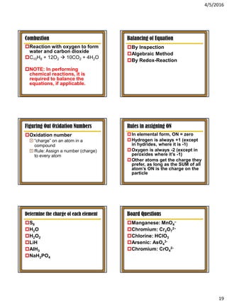 General Chemistry Handouts Introduction part | PDF | Chemistry | Science